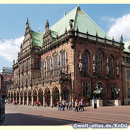 Foto Das Rathaus in Bremen | Welt-Atlas.de
